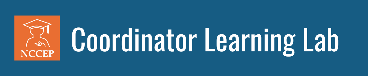 Coordinator Learning Lab, Spring 2024 | NCCEP